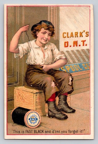 Clarks ONT Spool Cotton Boy Darning Sewing Pants P644 | eBay