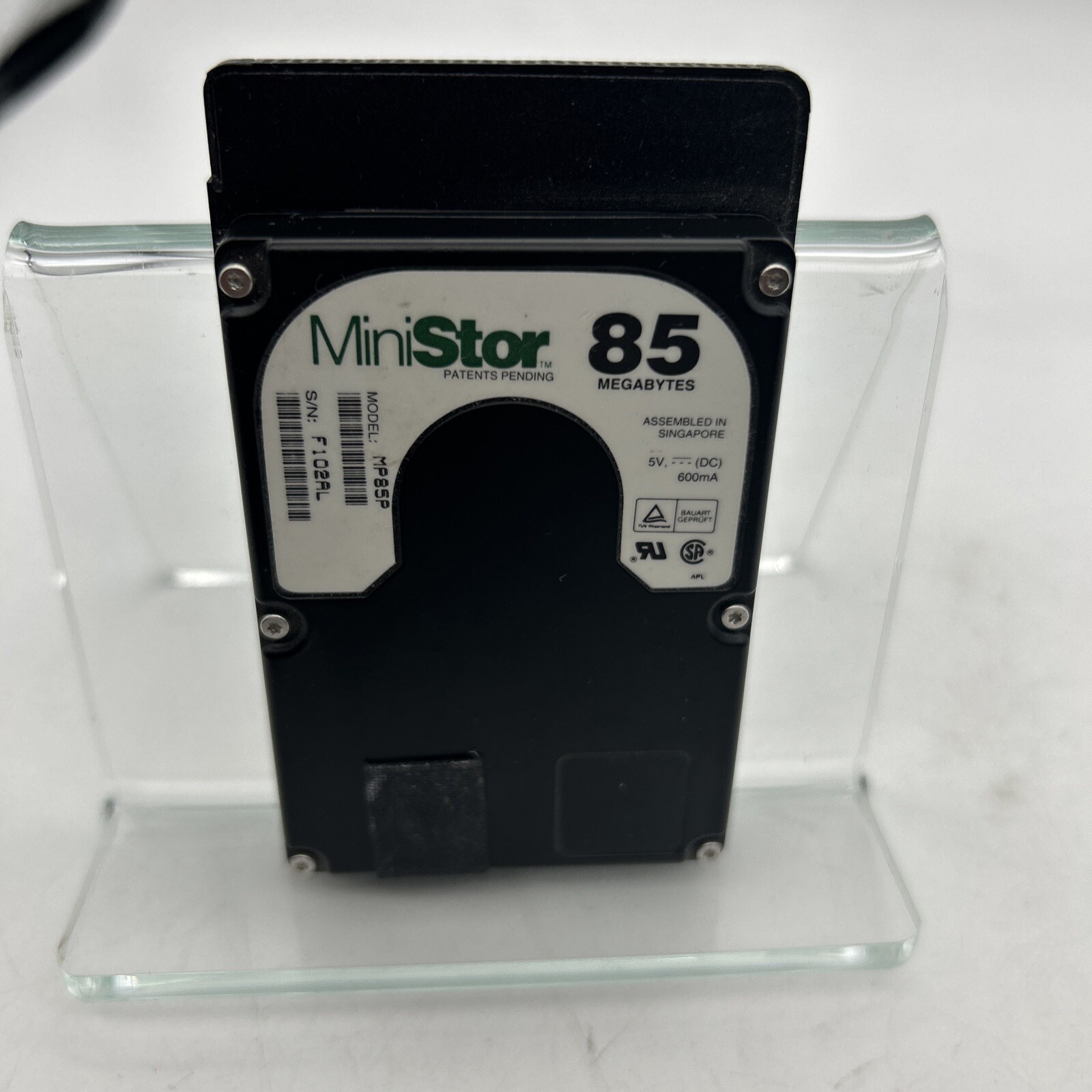 Integral MiniStor 85MB HDD PC Card Hard Disk Drive Model# MP85P | 85 MB ...