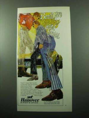 1969 Hanover Boots Ad - Town & Country, GT, George | eBay