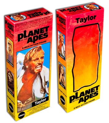 PLANET OF APES TAYLOR BOX for 8" Mego Action Figure (BOX ONLY) | eBay