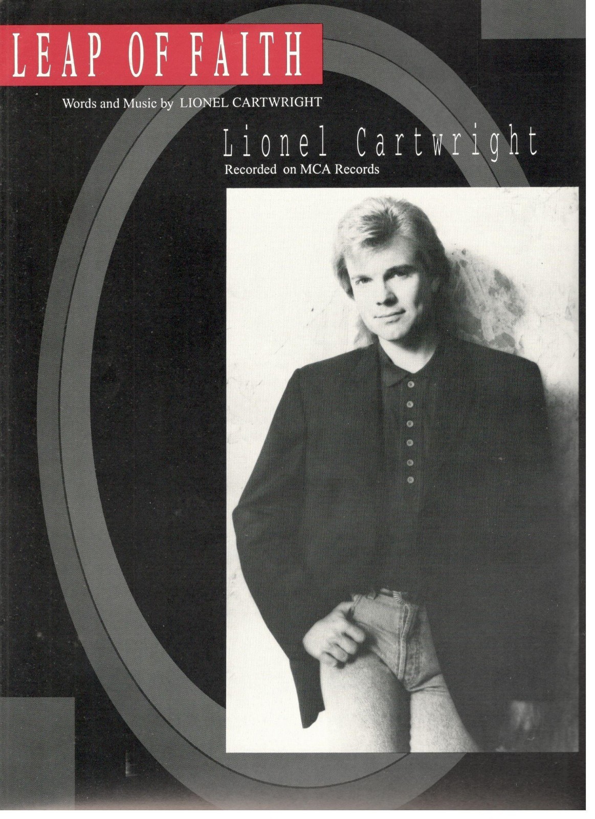 LIONEL CARTWRIGHT "LEAP OF FAITH" SHEET MUSIC-PIANO/VOCAL/GUITAR/CHORDS ...
