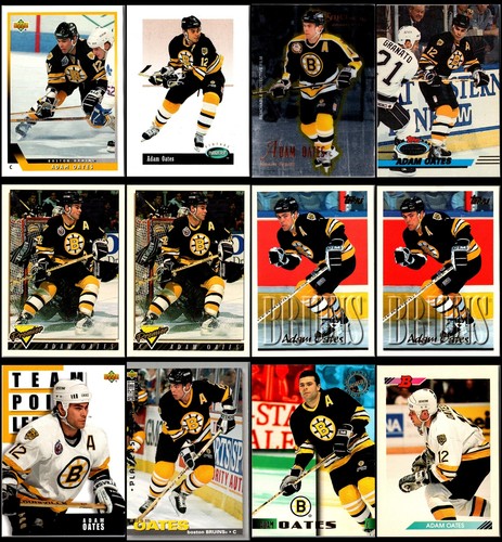 Adam Oates Boston Bruins (33) Card Lot - MUST-HAVE ITEM – ONLY TODAY ...