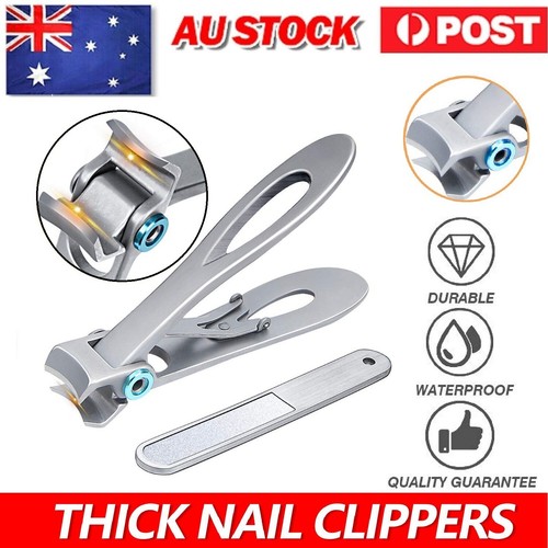 Toe Nail Clippers Nipper Cutter Podiatry Pedicure Kit Heavy Duty For ...