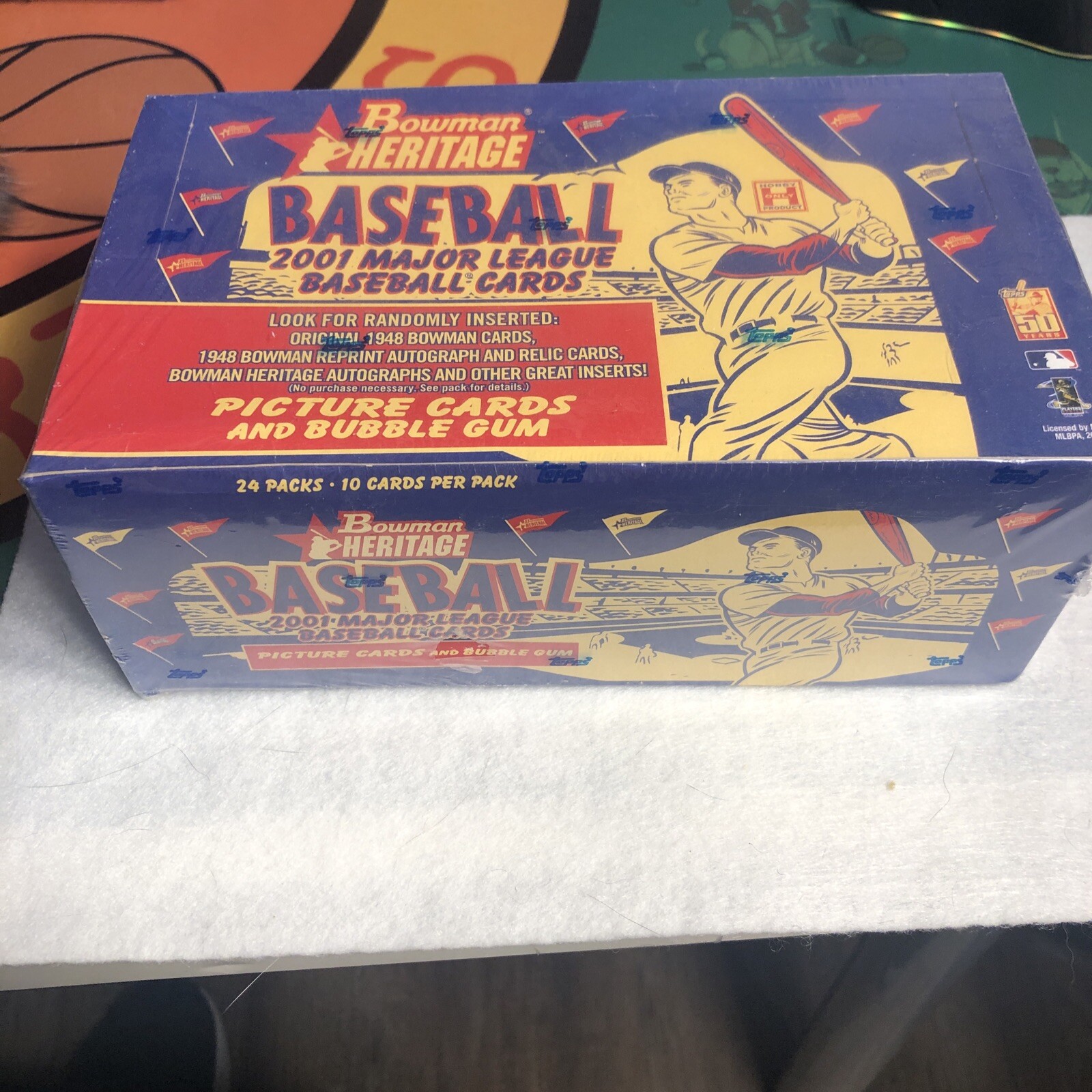 2001 Bowman Heritage Factory Sealed Unopened Baseball Hobby Box ...