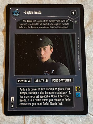 Decipher Star Wars CCG Dagobah CAPTAIN NEEDA Card LP | eBay