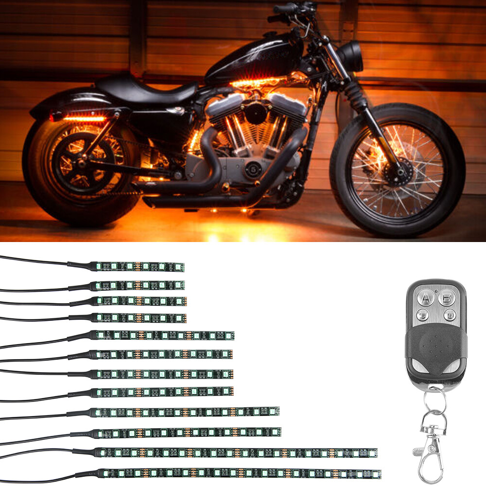 Harley Davidson Led Light Kits Chrome LED Headlight And Passing Lights