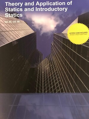 Theory and Application of Statics and Introductory Statics Paperback | eBay