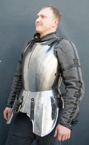Steel cuirass SCA LARP medieval armor body armor medieval cuirass ...