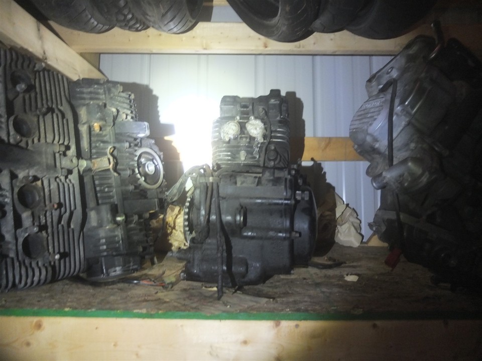 92 Yamaha XT 350 XT350 Engine Motor | eBay