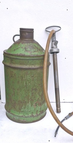 Vintage Castrol Oil Dispenser Drum Can Garage Forecourt SAE Hand Pump ...