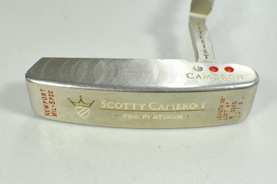 Titleist 1999 Scotty Cameron Pro Platinum Newport Mil-Spec 33" Putter ...