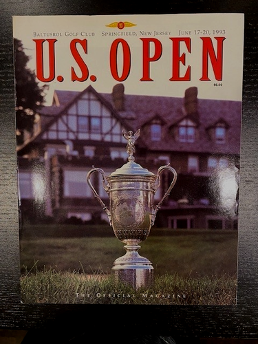 1993 US OPEN GOLF CHAMPIONSHIP PROGRAM BALTUSROL GC LEE JANZEN PAYNE ...