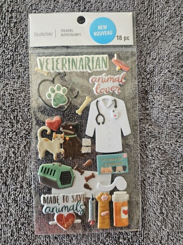 Veterinarian Recollections Scrapbooking Stickers Made 2 Save Animals | eBay