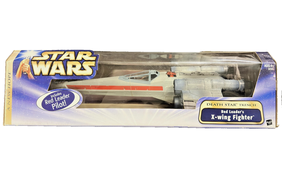Hasbro Star Wars Red Leader X-Wing Fighter Garven Dreis Saga 2004 Death ...