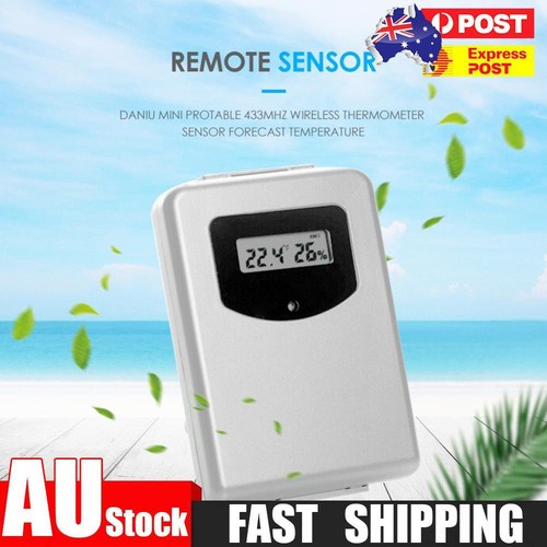 Digital Wireless Thermometer Sensor Indoor Outdoor Remote Humidity ...