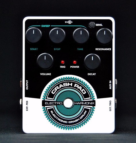 Electro-Harmonix Crash Pad Electronic Crash Drum Synthesizer Pedal EHX ...