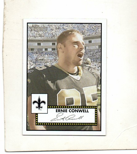 ernie conwell new orleans saints 73 2006 topps heritage sp card | eBay
