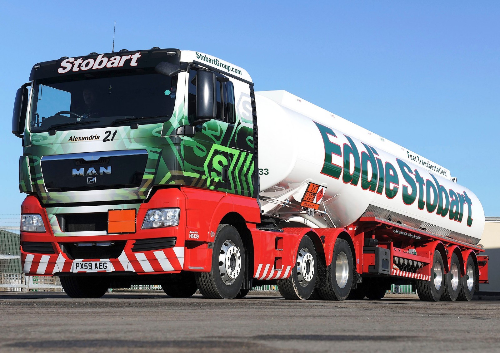 Eddie Stobart Alexandria Lorry Trucking Company United Kingdom Picture ...