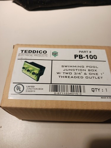 TEDDICO BWF - PB-100 SWIMMING POOL JUNCTION BOX | eBay