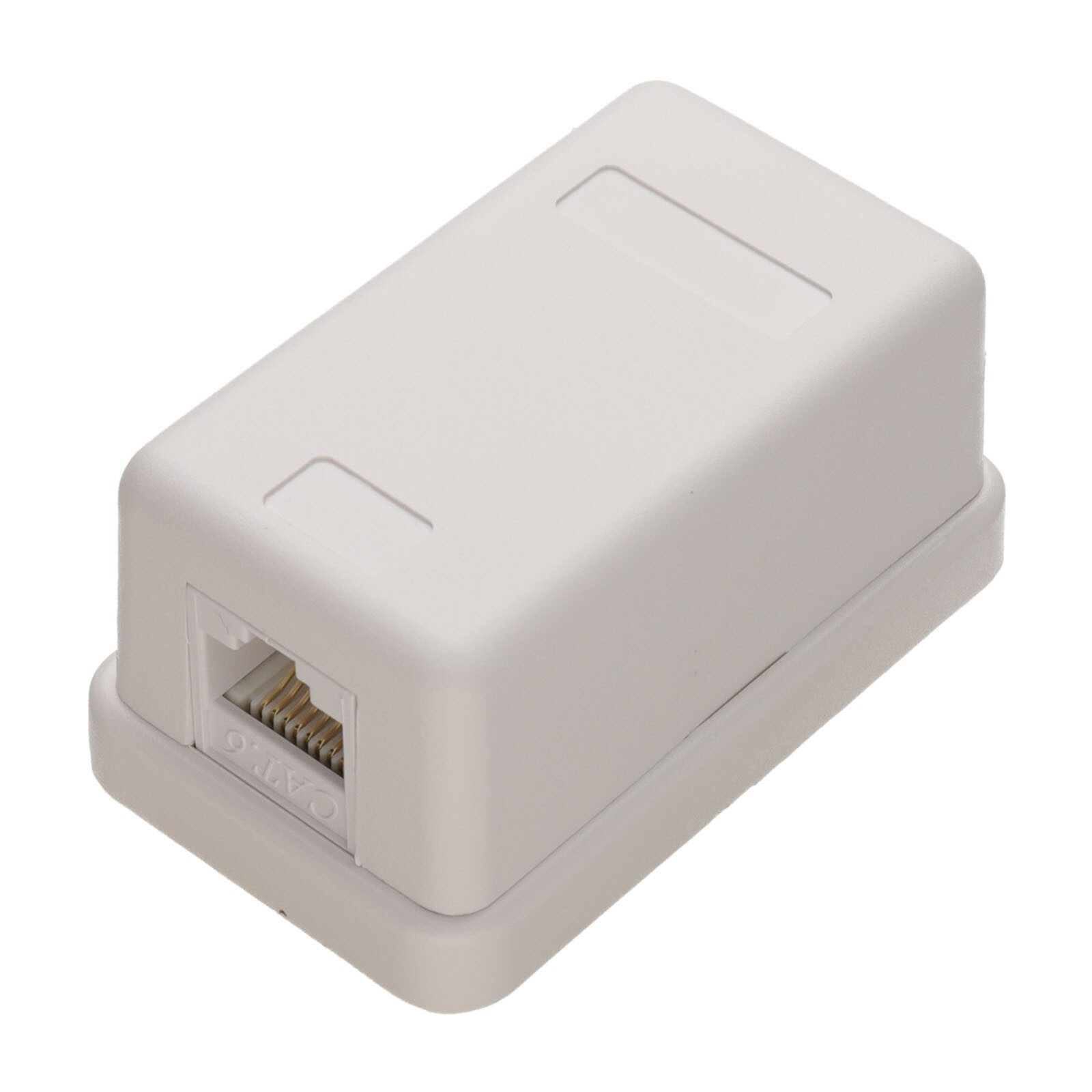 CAT6 Surface Mount RJ45 Socket for Ethernet Network Cable Tool-less 1/2 ...