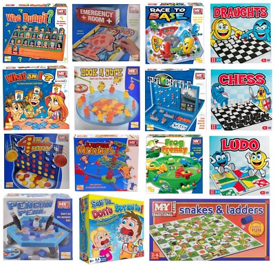 Classic Traditional Family Board Games Kids Childrens Indoor Christmas ...