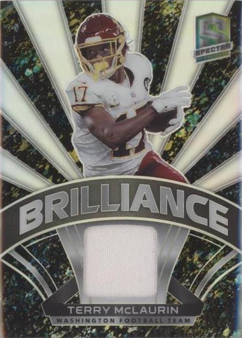 2021 Panini Spectra - Brilliance Terry McLaurin #B-TM Neon Splatter /8 ...