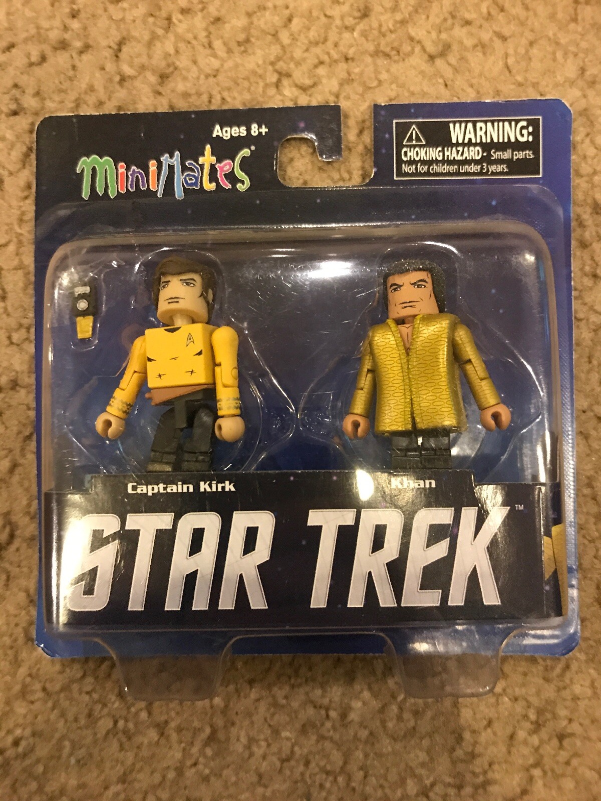 Star Trek Minimates Captain Kirk Khan 20013 Action Figure Tru Wave 1 ...