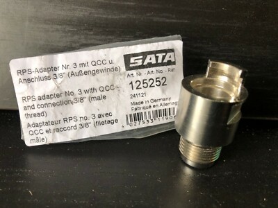 Sata RPS Adapter #3 125252 for Devilbiss Spray Guns Tekna, GTI | eBay
