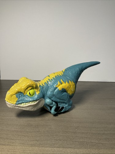 2021 Mattel Jurassic World Velociraptor Blue Dinosaur Figure ...