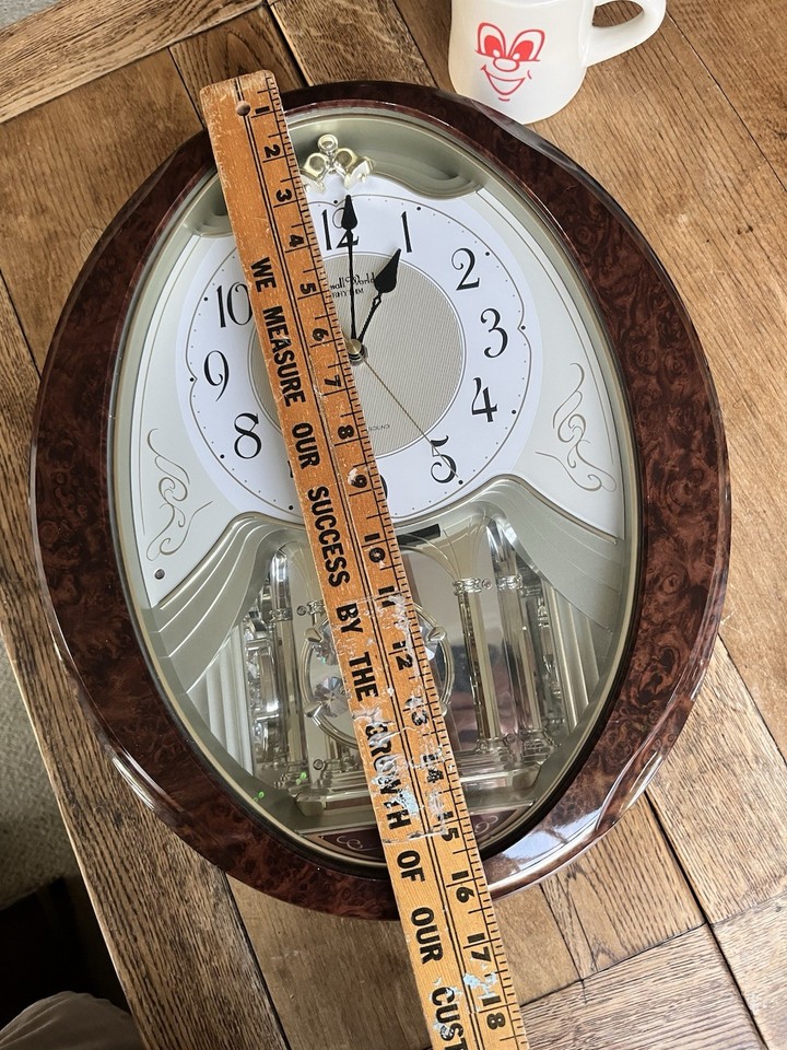 Rhythm Small World Musical Clock 4MJ896WB23 with Beatles Tune ...