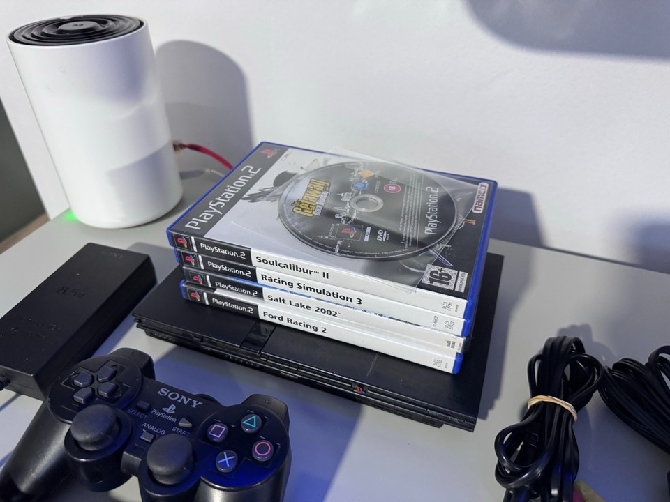 Sony PlayStation 2 Slim PS2 Console Complete Bundle + 5 Games + Controller B2 | eBay UK