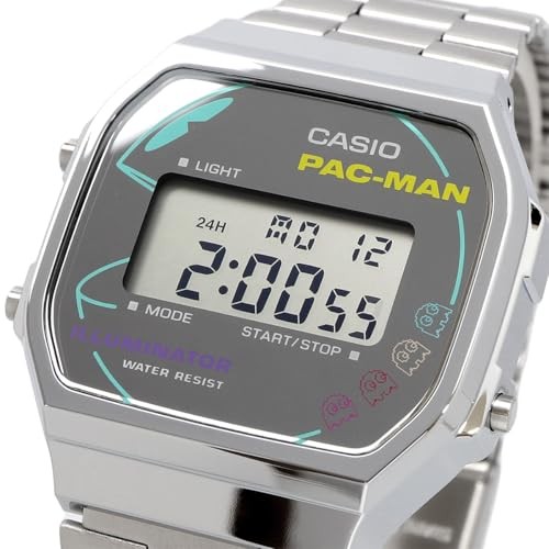 CASIO PAC-MAN A168WEPC-7A Digital Watch Silver Limited | eBay