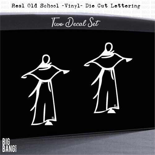 Saint Francis Decal Sticker Mid Century MCM Patron St. Animals Car ...