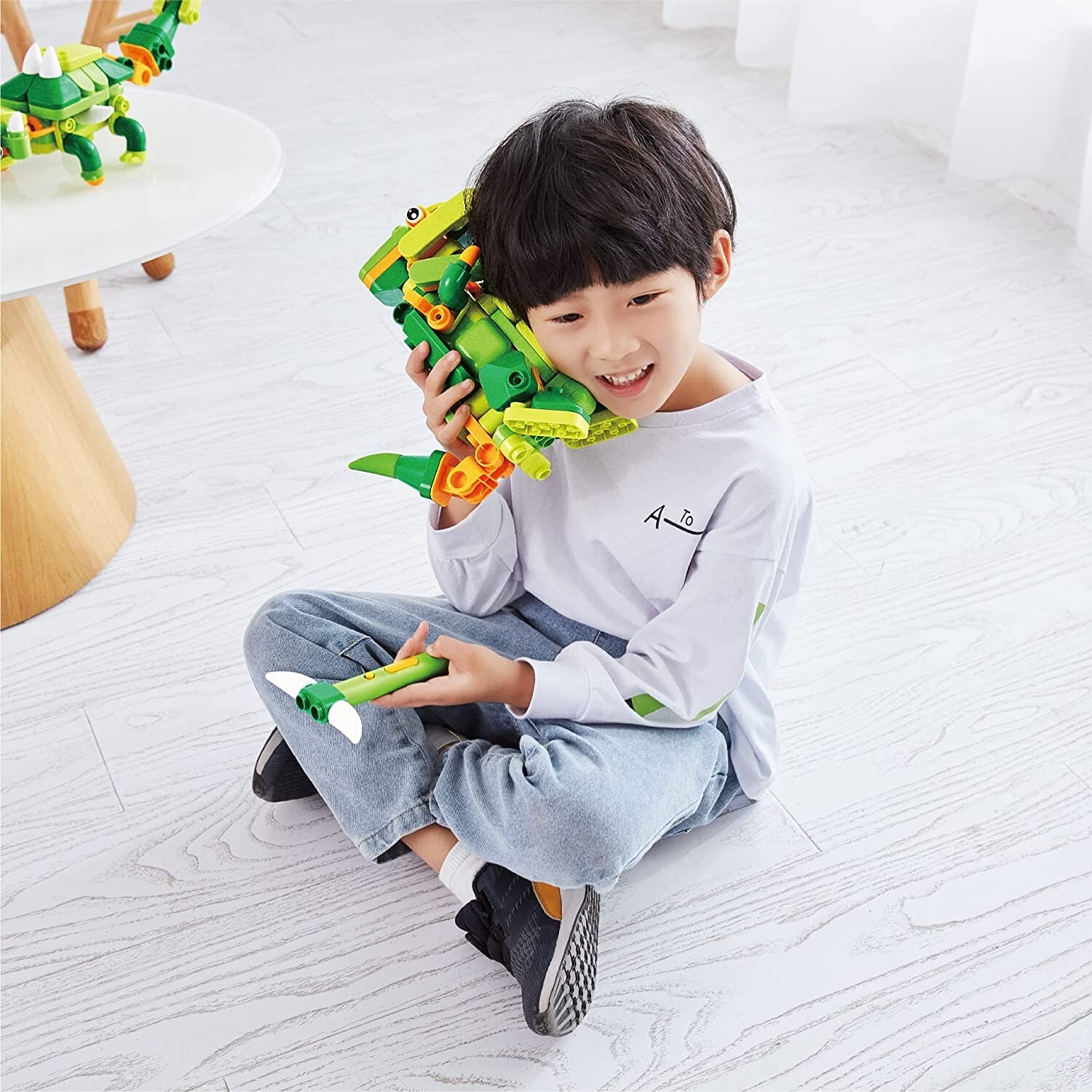BOTZEES GO Dinosaur Robot for Kids Building Toy Set RC Magic Stick App ...