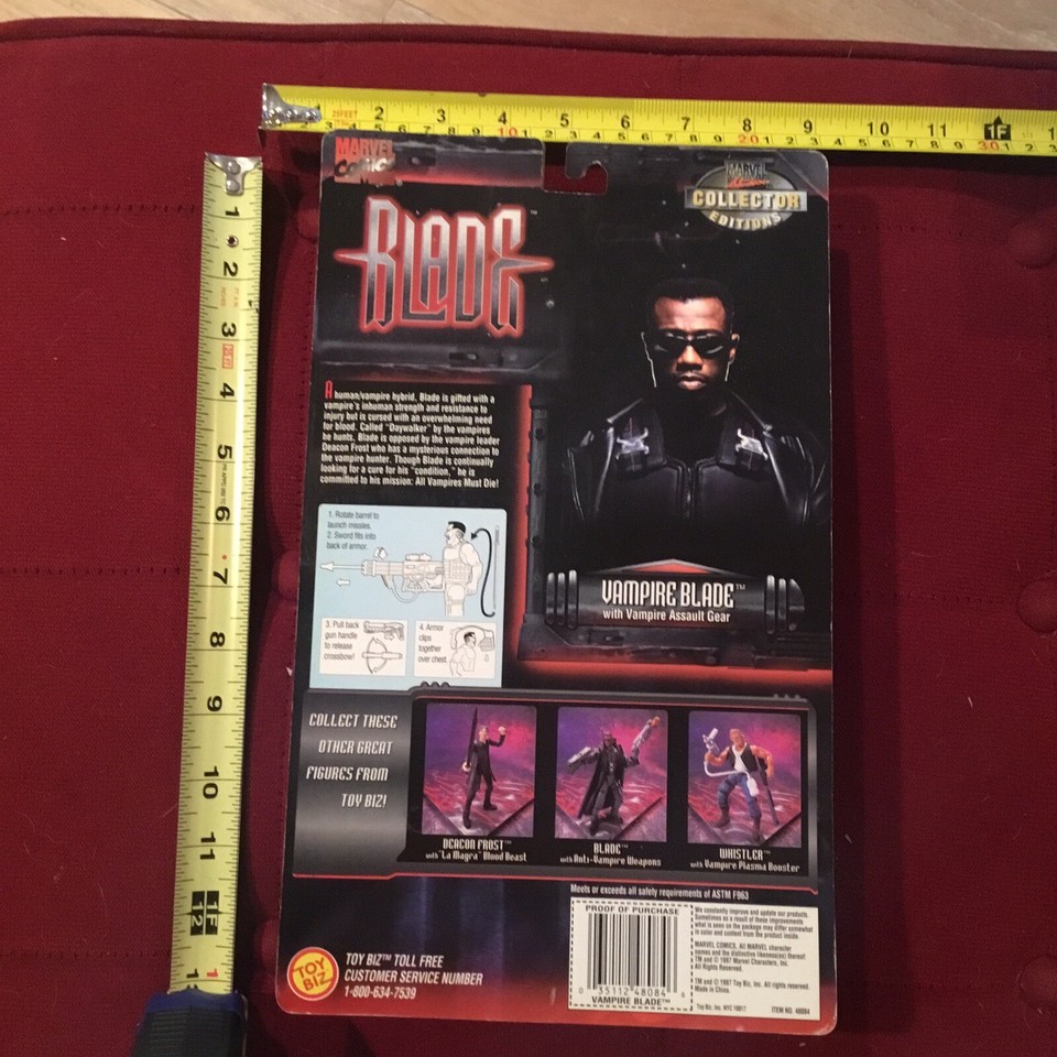 Marvel Comics Action Figure Blade Collectors Edition Vampire Blade | eBay