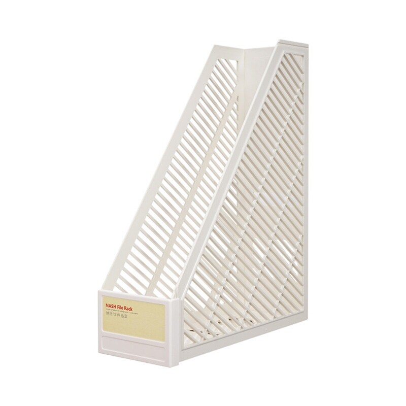 Multi-purpose 2-layer File Holder Durable File Storage Box Vertical ...