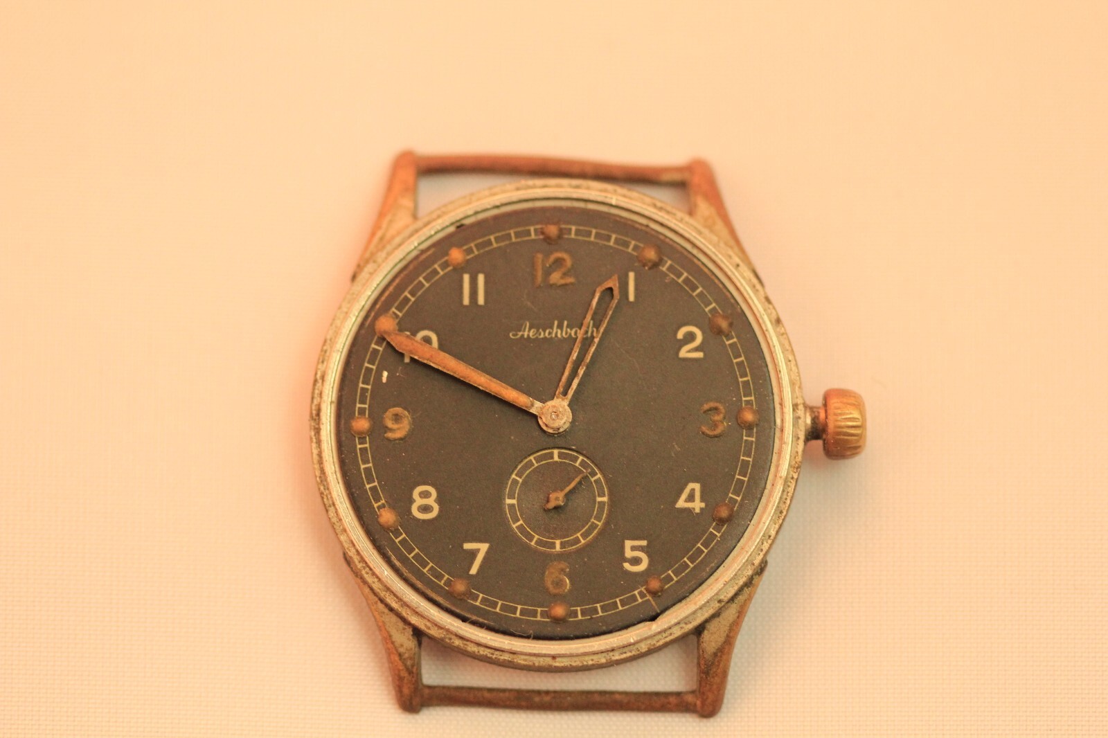 military luftwaffe RLM Aircraft wrist watch Aeschbach Urofa 58 not ...