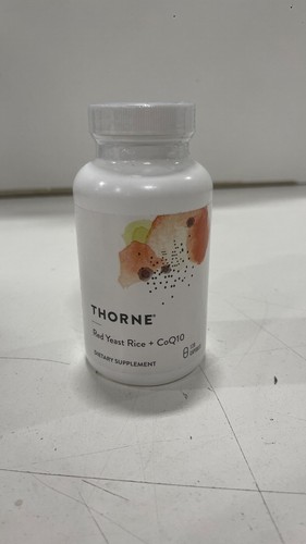 Thorne Choleast Red Yeast Rice + Coq 10 - 120 caps. Exp 06/2025 ...