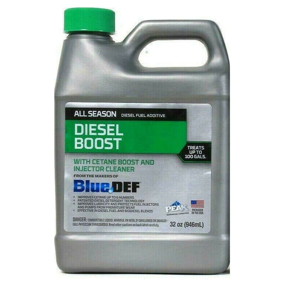 Peak Diesel Boost All Season Fuel Additive Injector Cleaner, 32 oz, 12 ...