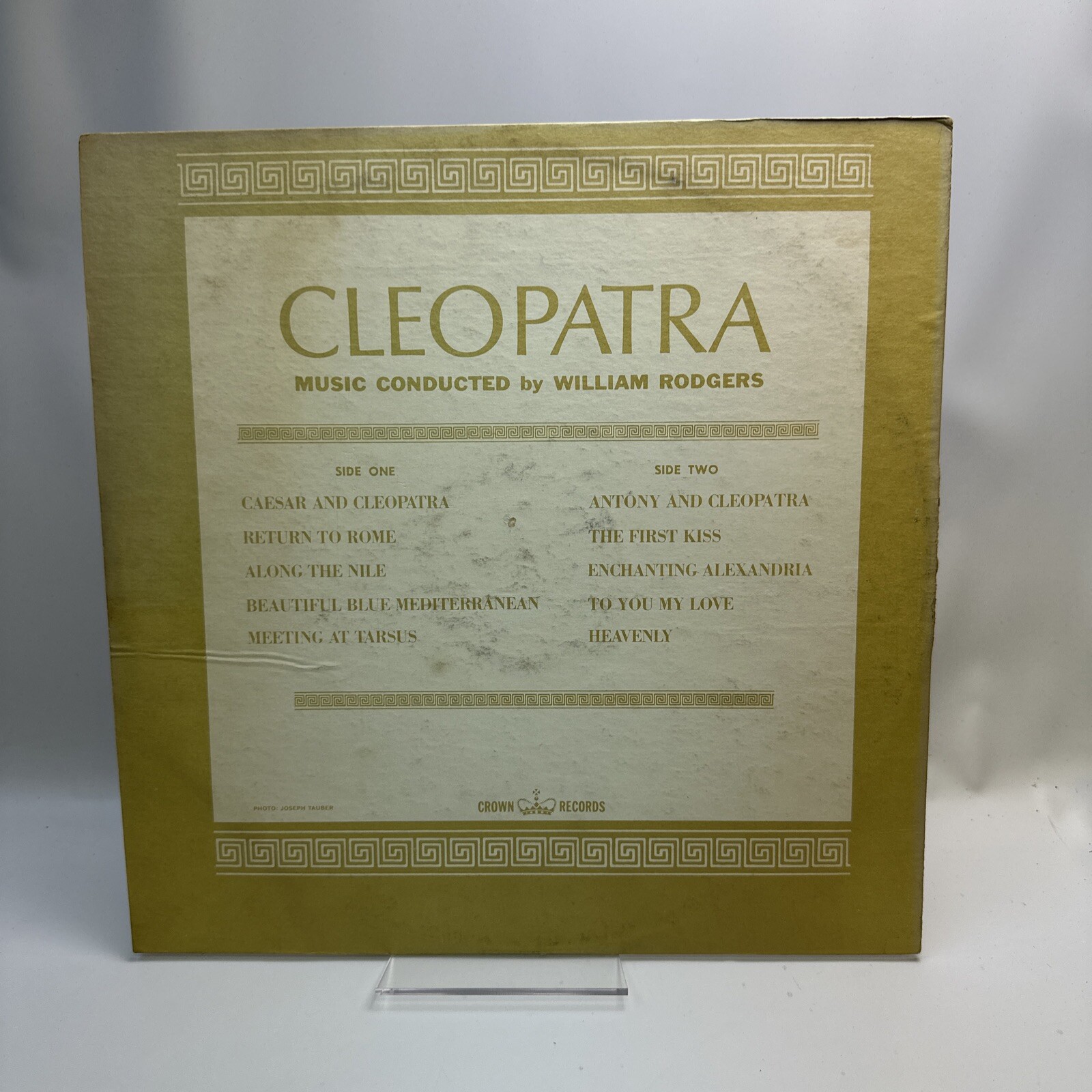 Cleopatra - Music Conducted by William Rodgers VG Crown Records 1963 | eBay