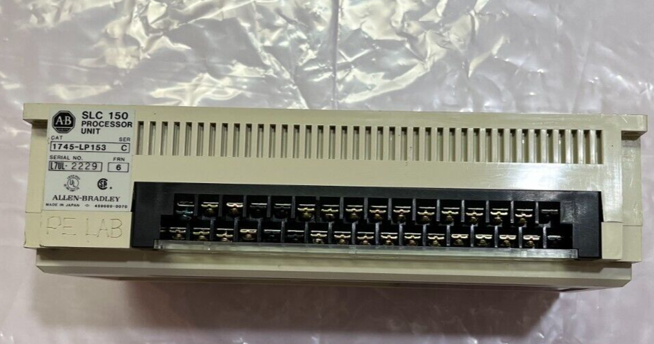 Allen Bradley SLC 150 PLC 1745-LP153 Ser C w/ 1745-TCAT w/ 1745-C1 ...