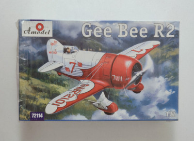 Gee Bee R2 Aircraft 1/72 Scale Plastic Model Kit Amodel 72114 OB | eBay