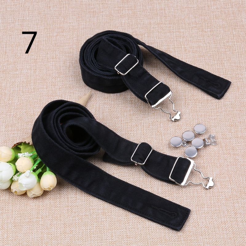 1 Pair Detachable Denim Suspender Straps for Jeans Overall Bib Pants ...