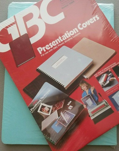Set of 25 GBC Presentation Covers For use with GBC Plastic Binding ...