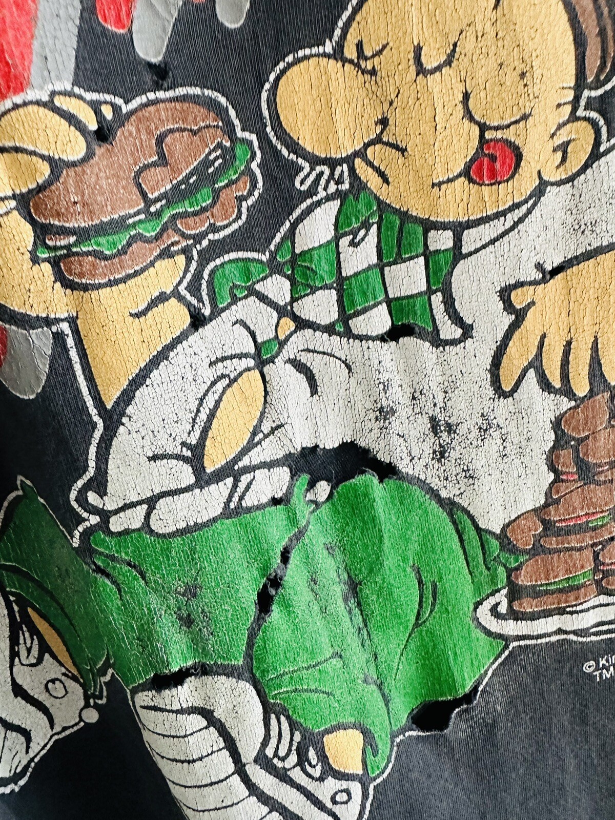 Vintage Popeye Tee Shirt Xl Wimpy Cartoon Graphic Art… - Gem