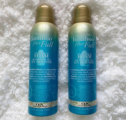 OGX Bodifying Bamboo Fiber Full Body Redry Shampoo 5oz for sale online ...