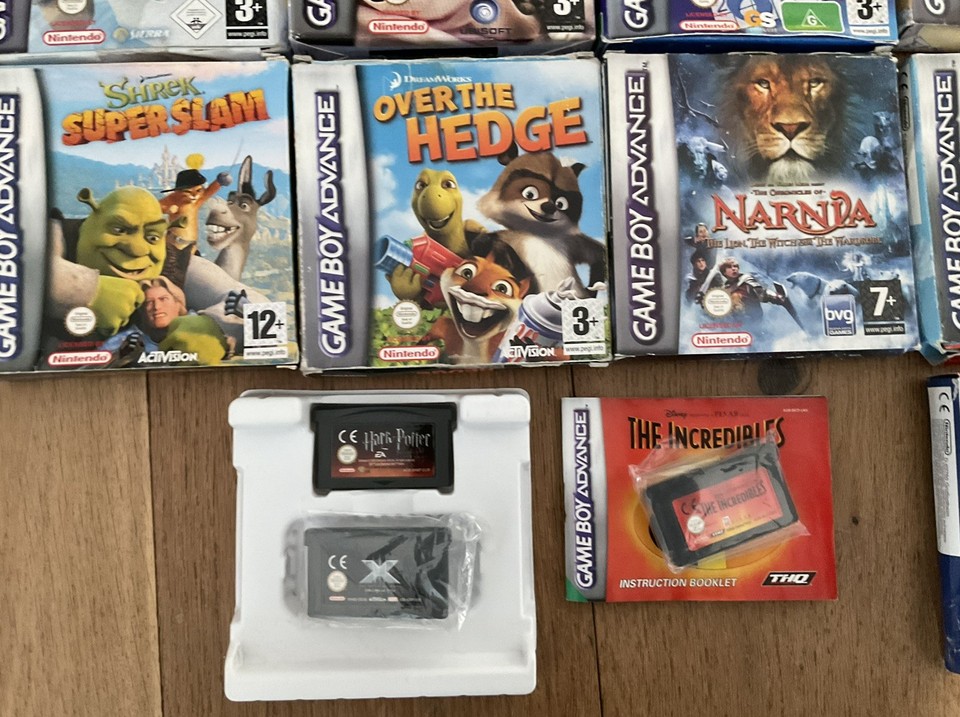 19 X Genuine Nintendo Game Boy Advance GBA Boxed Games Unused Lot ...