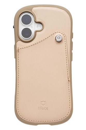 iFace First Class iPhone 16 case card pocket beige iFace smartphone case ca 941 | eBay