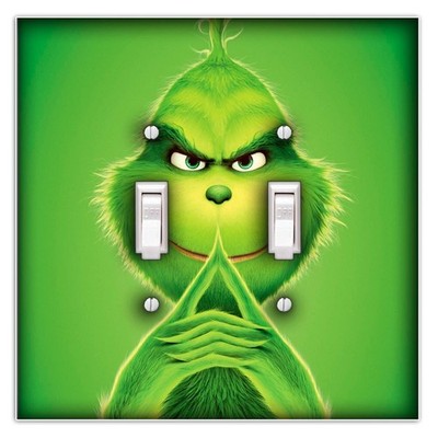 Grinch Decorative Double Toggle Light Switch Cover Wall Plate Cover | eBay