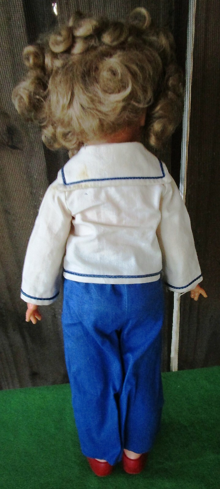 VINTAGE IDEAL 17" SHIRLEY TEMPLE DOLL W/TAGGED CAPTAIN JANUARY SAILOR ...